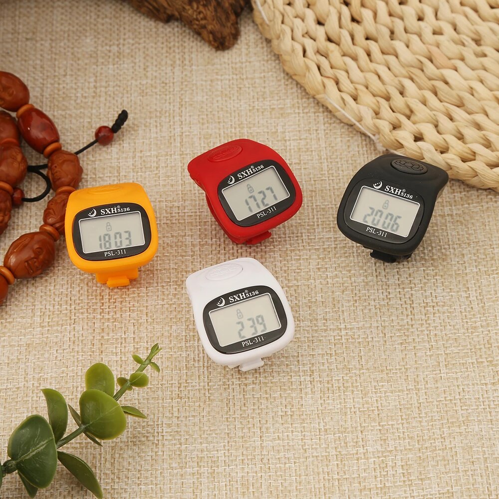 Lock Screen Digital Ring Tasbeeh – Multi Functional Tasbeeh with 8 Cha ...